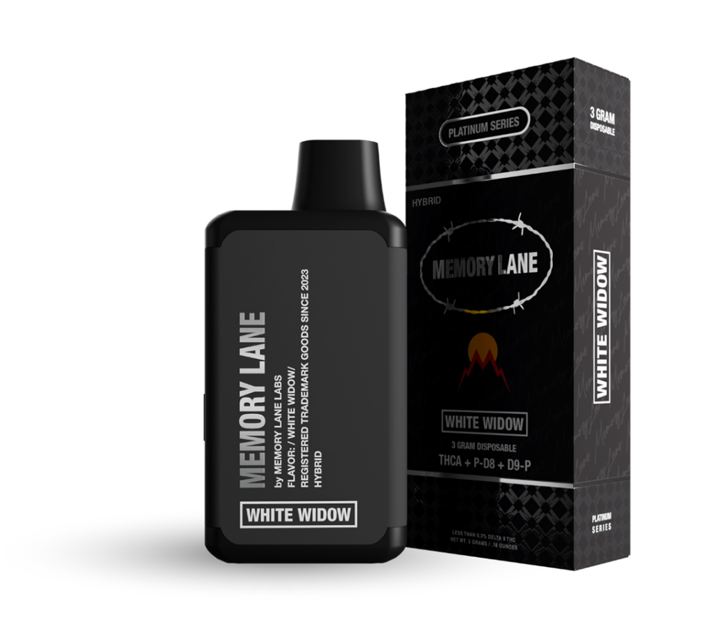 White Widow - 3 Gram Disposable Hybrid - Memory Lane Labs